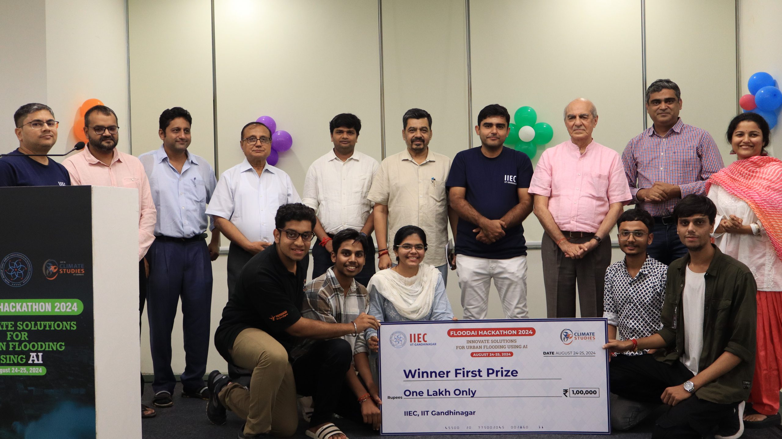 Nirma University Students Triumph at FloodAI Hackathon - Nirma University