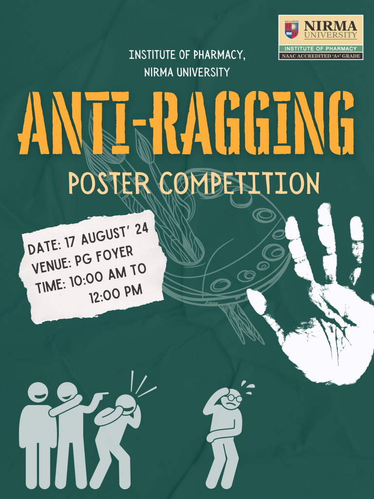 Anti-Ragging Poster Competition - Institute of Pharmacy