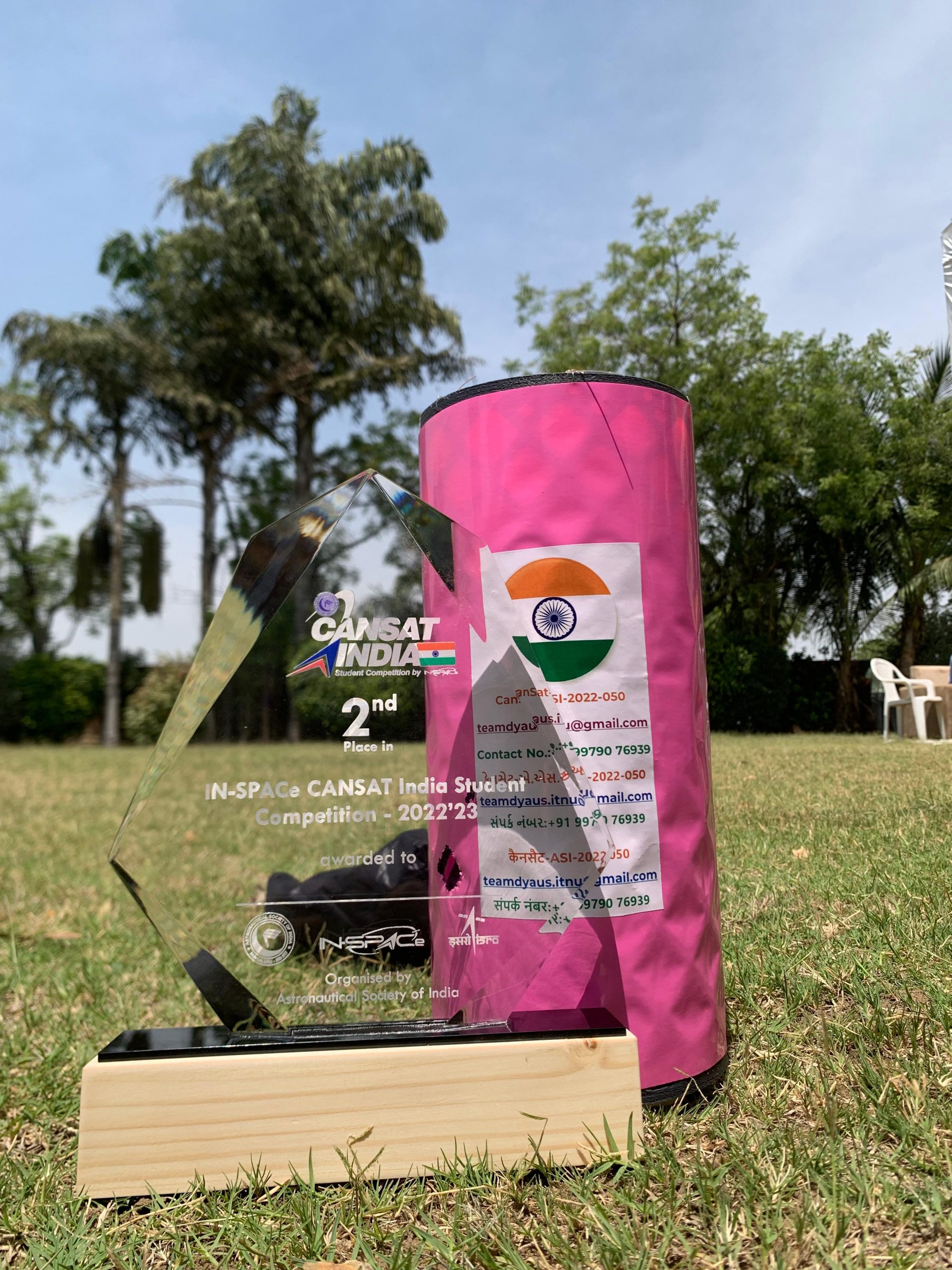 Team Dyaus (SAE) winner - In-SPACE INDIA CANSAT competition - Institute ...