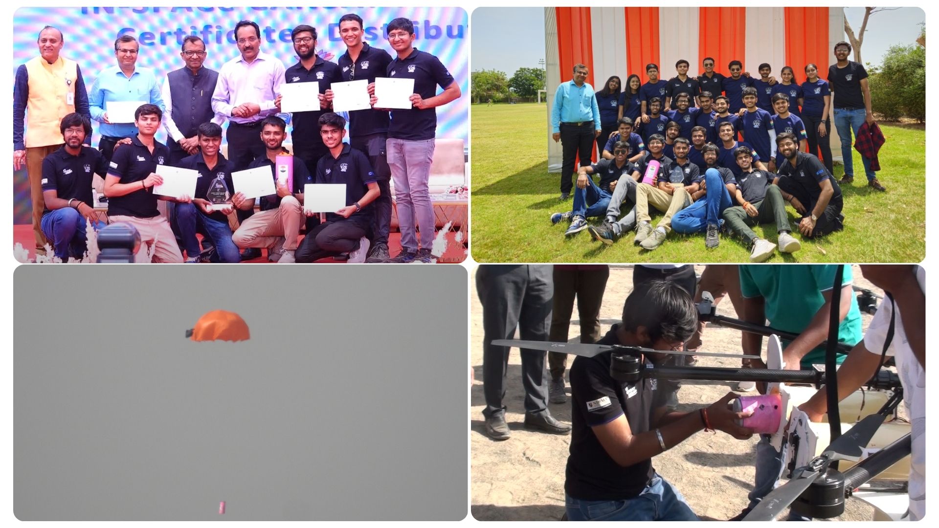 Team Dyaus (SAE) winner - In-SPACE INDIA CANSAT competition - Institute ...