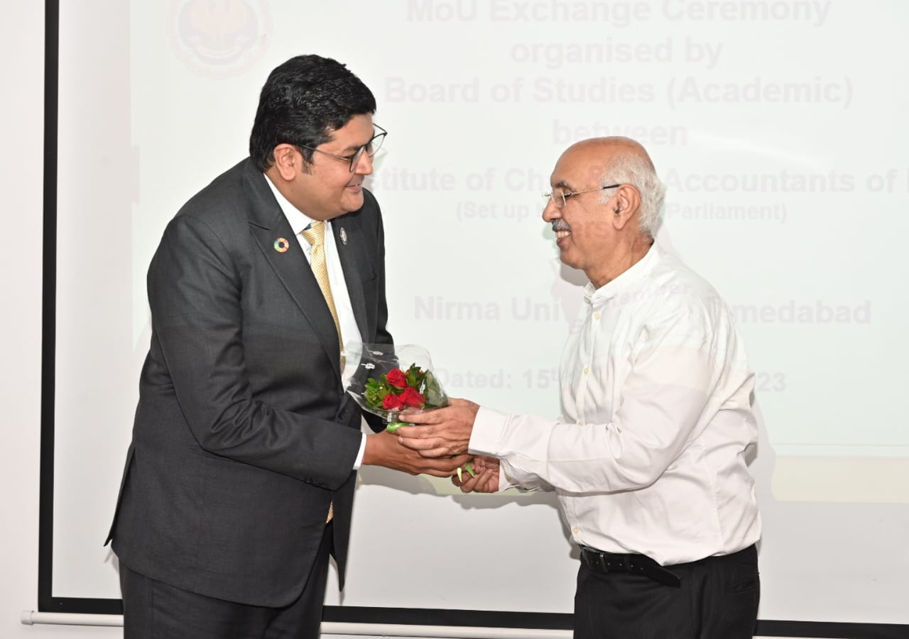 Memorandum of Understanding (MoU) between ICAI (The Indian Institute of ...