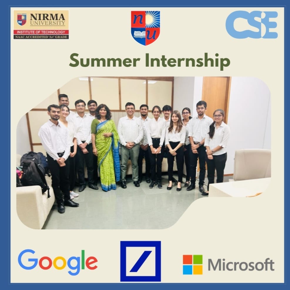 Summer Internship at Dream Companies for CSE Students - Computer Science and Engineering