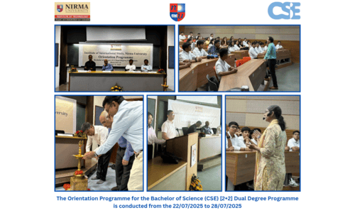 Highlights of Orientation Programme 2025 for the Bachelor of Science (CSE) [2+2] - Computer ...