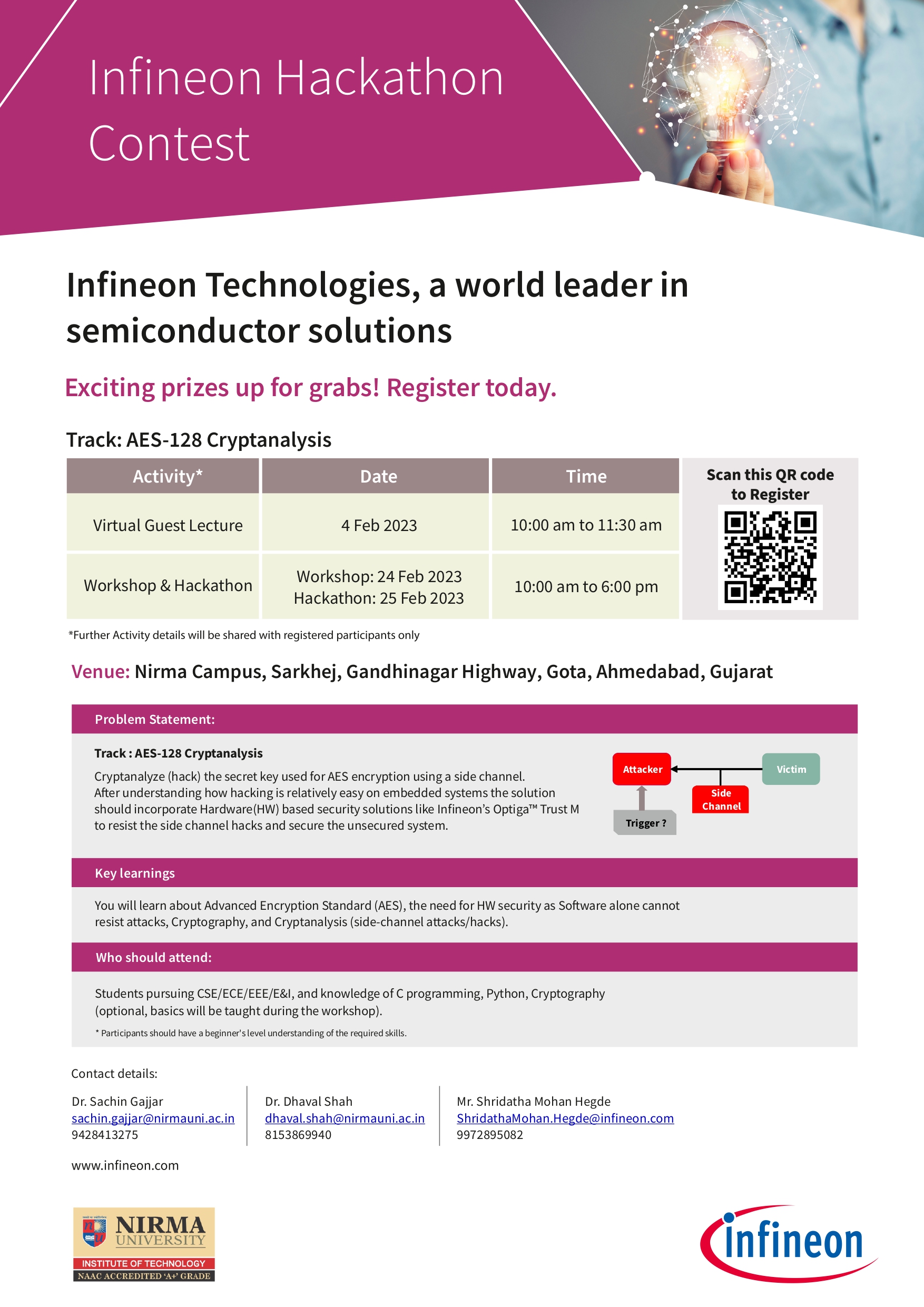 Hackathon Contest by Infineon Technology - Electronics and Communications